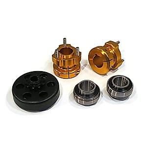 The ROP Shop | 36 Inch Shaft Kit for Trike Drift Bikes includes (2) Go Kart Tires 11x6.00-5