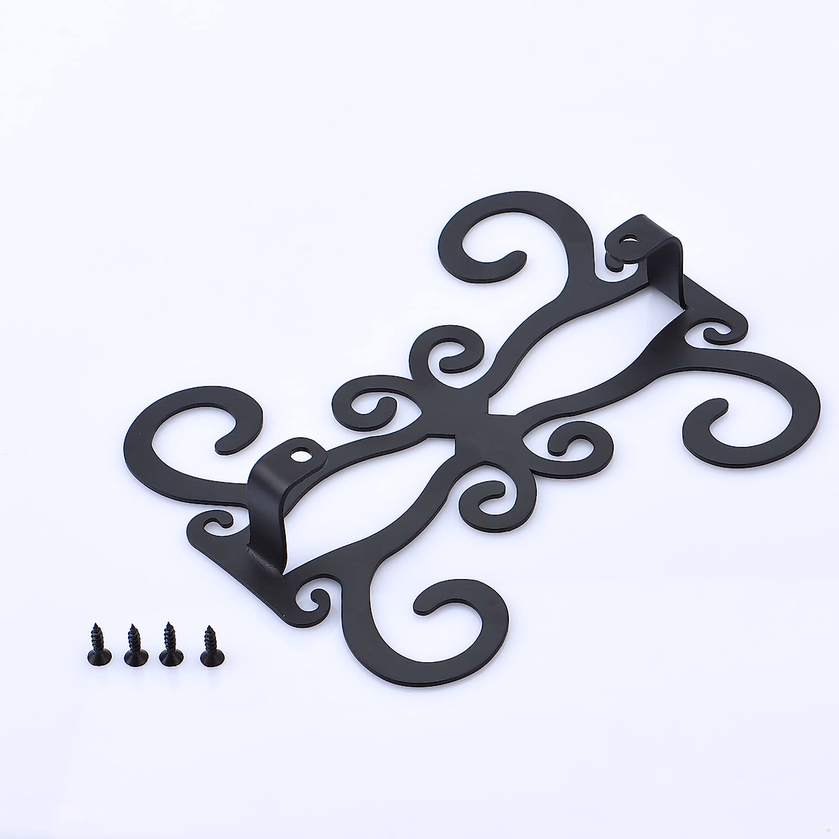 MANLUYEE SNKINE Hanging Wine Glass Rack - Butterfly Stemware Racks Under Cabinet Wine Glasses Holder Shelf Black Iron 7.87" Storage Hanger for Bar Kitchen (1 Packs)