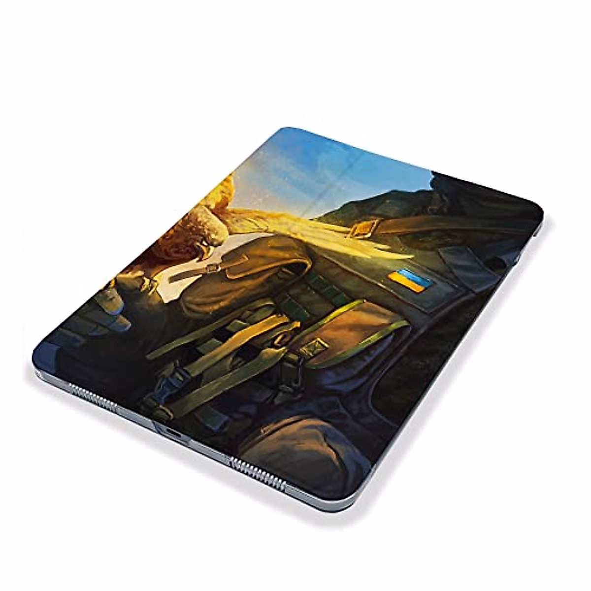 Cute Stop War in Ukraine case Compatible with iPad Mini Air Pro 7.9 8.3 9.7 10.2 10.9 11 12.9 inch Pattern Cover New 2022 2021 Trifold Stand 3 4 5 6 7 8 9 Generation 458 (11" Pro 1/2/3 gen)