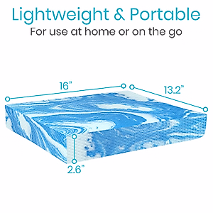 Vive Balance Pad - Foam Board Yoga Mat Block for Physical Therapy, Stability, Workout, Knee and Ankle Exercise - Equipment for Strength Training, Rehab - Large Floor Pad for Adults, Kids