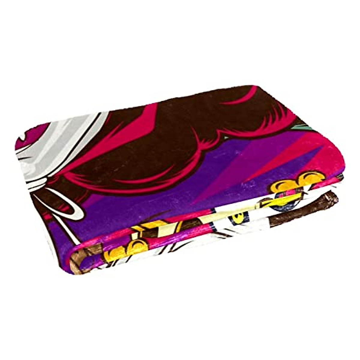 Halloween Horror Monsters Seamless Pattern Prints Soft Warm Cozy Blanket Throw for Bed Couch Sofa Picnic Camping Beach, 150×100cm