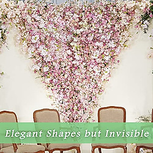 Plant Fixture Clips for Wall Climbing Plants Vines, 50 PCS Snail Shape Invisible Climbing Plant Wall Clips for Indoor and Outdoor Plants Support and Decoration