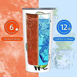 CONPELSON 20OZ Coffee Mug Invader Anime Zim Car Insulated Stainless Steel Tumbler With Straws Novelty Travel Sippy Cup for Home Office Travel