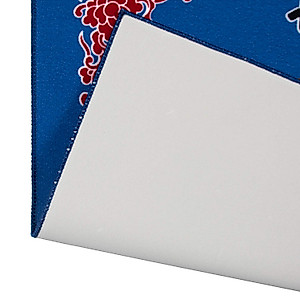 Sanvo Universal Mahjong/Paigow/Poker/Dominos/Game Table Cover,Slip Resistant Mat(Blue) 31.5" x 31.5"(80cm x 80cm)