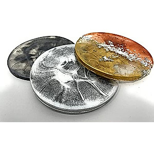 Silver and Gold Alcohol Ink for Resin - Metallic Alcohol Ink Silver and Gold Colors 4-Ounce for Epoxy Resin, Tumblers, Resin Art, Alcohol Ink Paper, 3 Pixiss Needle Tip Applicator Bottles and Funnel