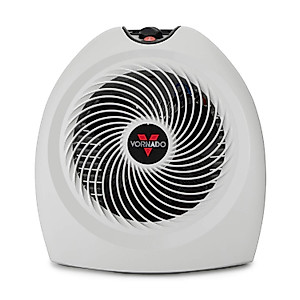 Vornado VH2 Whole Room Space Heater, Temperature Control, Fan Only Setting, Linen