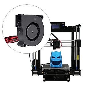 Furiga 24V 5015 Blower Fan DC 50X50X15mm Radial Cooling Fan 1.2M Cable for 3D Printer Fan Heat Sink 2PCS, TIEFULONG-WT