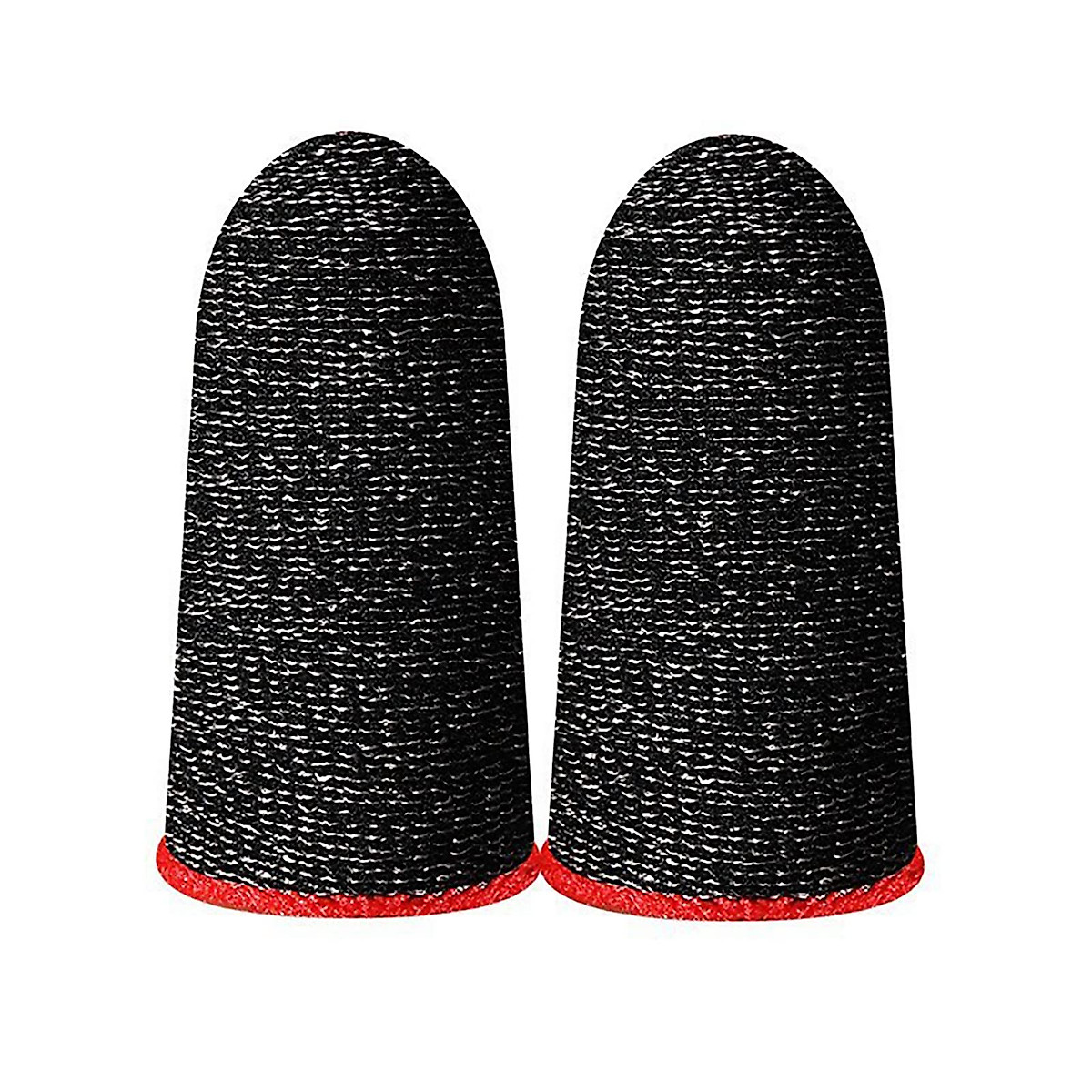 Gaweb Gaming Finger Covers Sweat Proof Breathable 0.98MM Thin Mobile Game Controller Fingertips Sleeves Thumb Gloves Red A