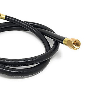 5' LP Propane Gas Hose Pressure Washer, Air Hose Assembly 3/8" Female Flare x 3/8" Female Flare Coupling Connector [3292] High or Low Pressure for LP Gas tanks Air Compressor RV BBQ Grills Heaters ECT