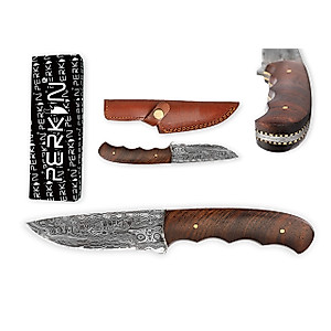 Price Cut - Handmade Damascus Hunting Knife - Full Tang - Outstanding Value