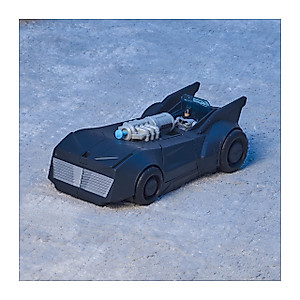 DC Comics Batman, Tech Defender Batmobile, Transforming Vehicle with Blaster Launcher, Kids Toys for Boys Ages 4 and Up