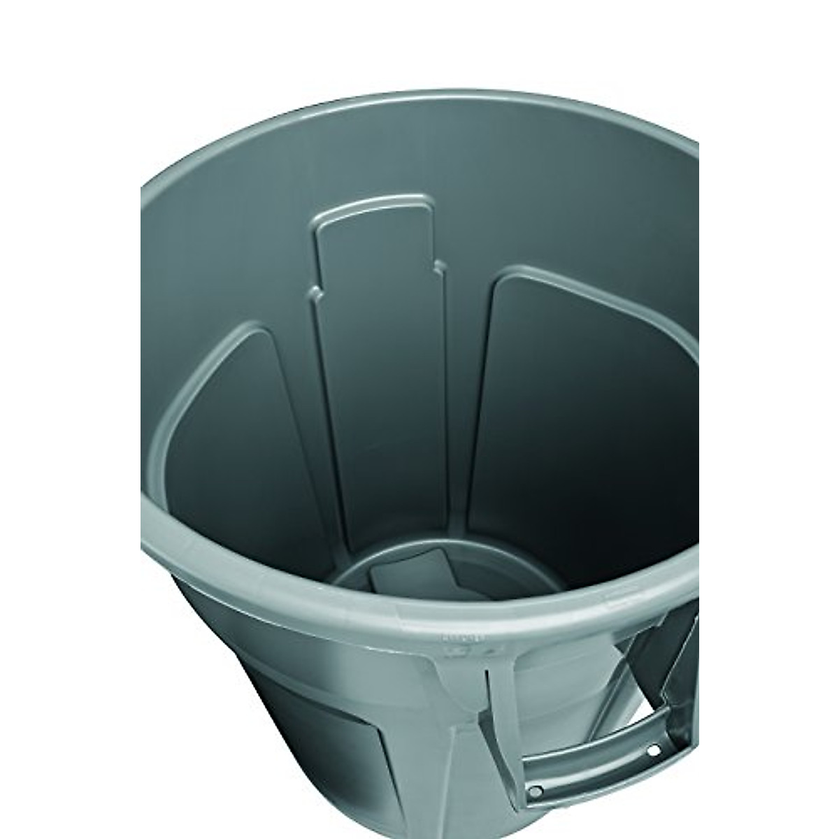 Rubbermaid Commercial FG264360GRAY BRUTE Heavy-Duty Round Waste/Utility Container, 44-gallon, Gray