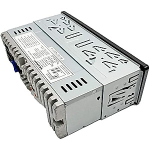 BLAUPUNKT Irvine70 Multimedia Car Stereo - Single DIN LCD Display with Bluetooth Streaming, Hands-Free Calling, MP3/USB Front Aux, AM/FM Receiver - Detachable Faceplate