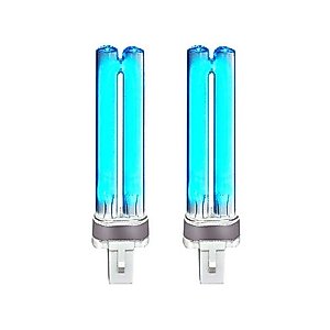 CNZ 9 Watts G23 Base UV-C Germicidal Ultraviolet Light Bulb QTY 2
