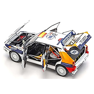 Lancia Delta HF Integrale Evoluzione #2 Carlos Sainz - Luis Moya Jolly Club Tour de Corse - Rallye de France (1993) 1/18 Diecast Model Car by Kyosho K08348J