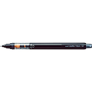 uni Mechanical Pencil Kurutoga Pipe Slide Model 0.5mm, Black Body (M54521P.24)