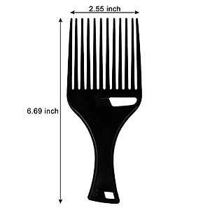 HALLO Big Holes & Big Size Barber Hair Brush Sponge Dreads Locking Twist Afro Curl Coil Wave Hair Care Tool(1 Pack)