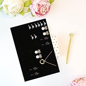 OUNONA Foam Ring Insert Display Trays:4pcs Ring Earrings Showcase Trays Holder Insert Jewelry Display Organizer for Selling Jewelry