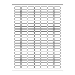 White Rectangular Labels + Bonus Color Labels - Value Pack - White Coding Labels Produce Excellent Results with Standard Laser Printer-Template Included! 1138 Pack