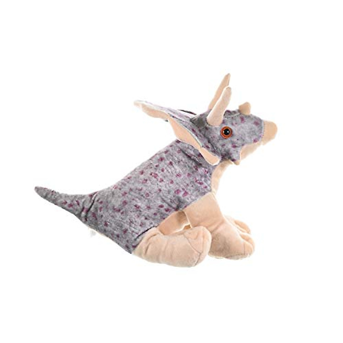 Wild Republic Triceratops Plush, Dinosaur Stuffed Animal, Plush Toy, Gifts For Kids, Cuddlekins 12", Multicolor, Model:10960