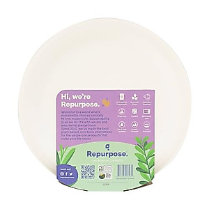 Repurpose, 9" Eco-Dinner Plates, 20 Count