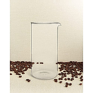 Fino 3-Cup Replacement Carafe, for Fino 12-Ounce Stainless Steel French Press Coffee Maker (Item 72002, Sold Separately)