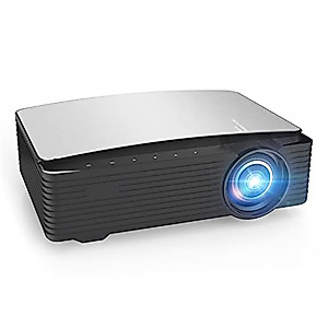 DROOS Projector Full Native 1080P LED Projector YG620 K25 2K 4K 5G WiFi Android Smartphone Projector 3D Home Video Theater (Color (projectors)
