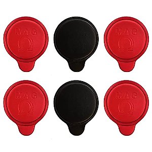 MAG® FERRITE Magnets KIT 6 Units for Biomagnetism 5200 Gauss -Biomagnetic Magnets Kit – Imanes para Biomagnetismo Médico – Dr Goiz Magnets for Biomagnetism Bio Magnet Pair– Round Magnets