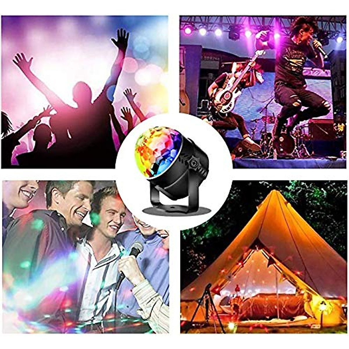 Urtronix Disco Ball Light LED Party Light RGB Stage Lights for DJ, Karaoke, Wedding, Club