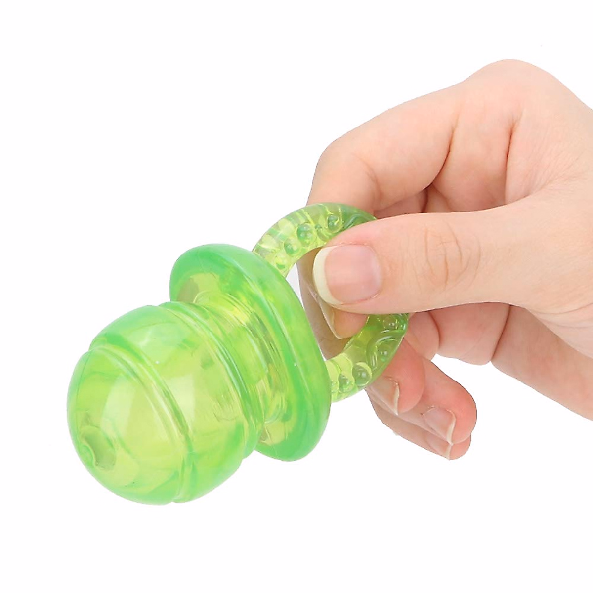 Dog Pacifier for Small Dogs Puppy Dummy Suce Pour en Toy Binky Squeaky Toys Pacifiers Rubber Teething Doy 5 G Xs Chew Toys 5 Pcs/Set Pacifier Sd Pet Dogs Teether T (Green)
