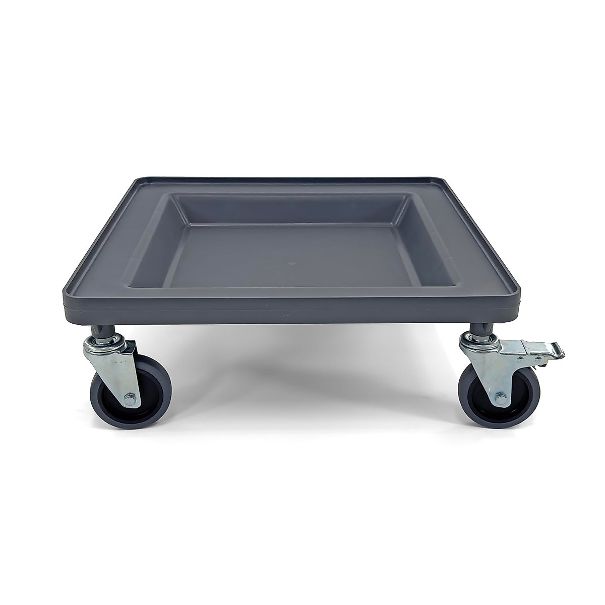 Dolly for Dish Rack and Glass Rack | 2 Wheel lock 4" | 250 lbs. max Capacity | Gray