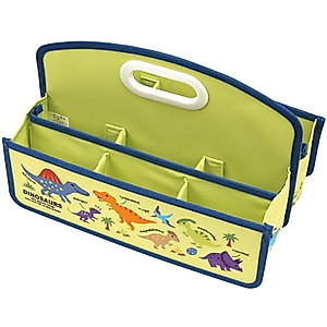Skater ZBX1-A Anywhere Storage Box, Portable, Organization, Includes Handles, Dinosaurus, Pictures, Trinket Storage, Storage Case