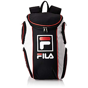 Fila Heritage Tennis Backpack, Black, One Size