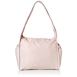 Anne Klein Soft Nylon Shoulder Hobo, Pink