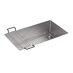 Kohler K-5409-NA Strive 29-Inch x 18-5/16-Inch Undermount Medium SingleBowl Kitchen Sink, Stainless Steel