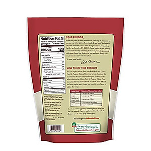 Bob's Red Mill Resealable Gluten Free All Purpose Baking Flour, 22 Ounce (Pack of 2)