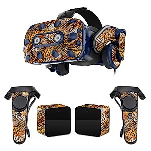 MightySkins Skin Compatible with HTC Vive Pro VR Headset - Pheasant Feathers | Protective, Durable, and Unique Vinyl Decal wrap Cover | Easy to Apply, Remove, and Change Styles | Made in The USA