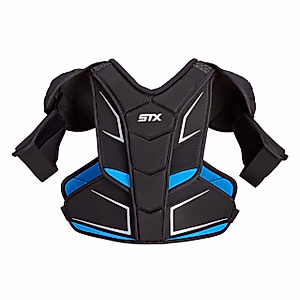 STX Ice Hockey Surgeon RX3.1 Junior Shoulder Pad, Large,White/Blue