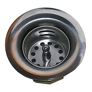 LASCO 03-1101 Chrome Plated Stainless Steel Junior Duo Strainer for 2-Inch Opening
