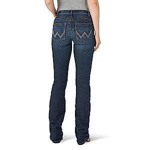Wrangler Women's Willow Mid Rise Performance Waist Boot Cut Ultimate Riding Jean, Lovette, 13-36