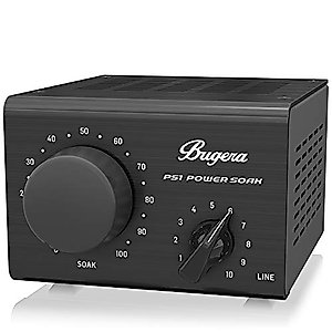 Bugera POWER SOAK PS1 Passive 100 Watt Power Attenuator for Guitar and Bass Amplifiers with Emulated Mic Output