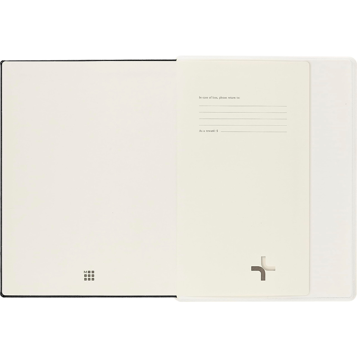 Moleskine Paper Tablet Hard Cover Smart Notebook, Plain/Blank, XL (7.5" x 9.75") Black, Compatible w/ Moleskine Pen+ Ellipse (Sold Separately) & App, Digitize & Organize, 176 Pages