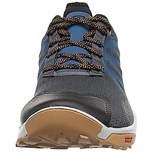 Salomon Patrol Hiking Shoes for Men Climbing, Magnet/Pearl Blue/Tobacco Brown, 9
