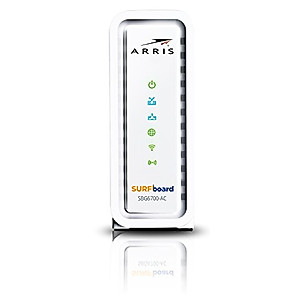 ARRIS Surfboard SBG6700AC-RB DOCSIS 3.0 Cable Modem/Wi-Fi AC1600 Router (Renewed)