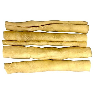 QT Dog Water Buffalo Collagen Stick 6" (4 Pc) - All Natural Long Lasting Dog Chews, Single Ingredient, Protein-Packed, Gluten & Grain Free, Odor-Free Dental Chews, Ideal for All Breed Sizes - Pouch