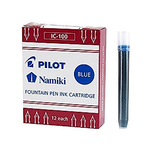 Pilot Namiki IC100 Fountain Pen Ink Cartridge Black, Blue, Blue/Black (69100-69101 - 69102)