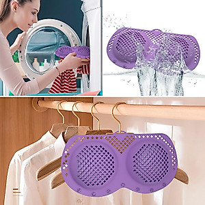 Bra Washing Bag for Laundry Mesh Laundry Bag for Delicates, Lingerie Bags for Washing Delicates, Bra Laundry Bags for Washing Machine for 32B-42DD Cup Women Bras Laundry Storage, Purple