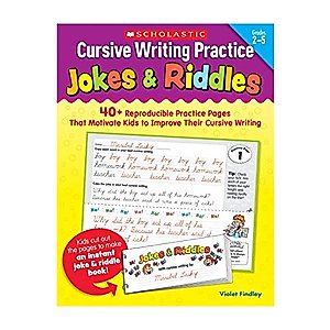 Cursive Writing Practice: Jokes & Riddles
