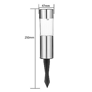 ZHUANYIYI 3 Pieces, Outdoor Solar Waterproof Lights, Ground Plug Garden Lawn Landscape Lights, Home Garden Pavement Decorative Lights