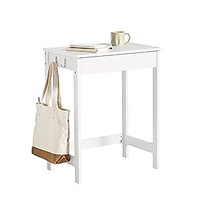 Haotian FWT43-W,White Computer Desk Workstation Writing Desk Children Teenagers Desk